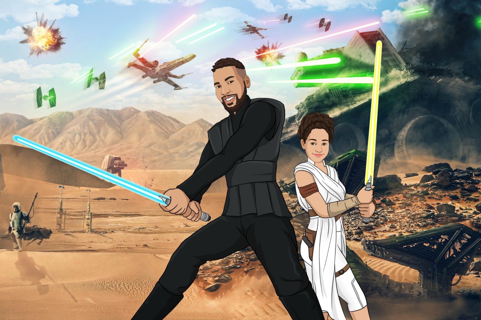 Create Your Own Star Wars Character at StarWarsPortraits.com!